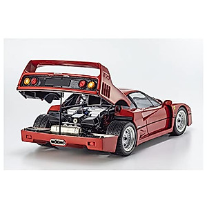 ALIXCE Classic Static Scale Models for Ferrari F40 1:18 Alloy Full Open Car Model Birthday Party Favor Scene Decoration Display Adult Gift Non RC Toys