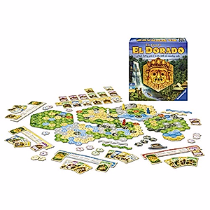 Ravensburger The Quest for El Dorado: Golden Temples Adventure Family Game - Engaging Brain Teaser | Ideal for Ages 10 & Up | High Replay Value | Game of The Year 2017 Finalist