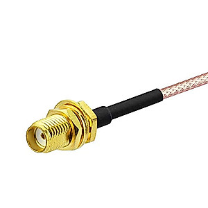 Bingfu SMA Female Bulkhead Mount to SMA Male RG316 Antenna Extension Cable 1m 3 feet 2-Pack Compatible with 4G LTE Router Gateway Cellular SDR USB Dongle Receiver