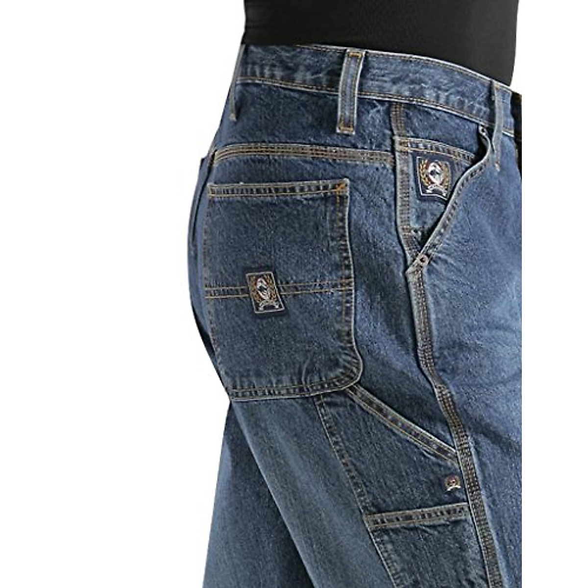 Cinch Men's Blue Label Carpenter Loose Fit Jean , Medium Stone Sandblast, 38W x 36L