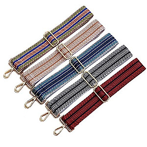 Umily Wide Shoulder Strap Adjustable Replacement Belt Guitar Style Cross body Handbag Purse Strap