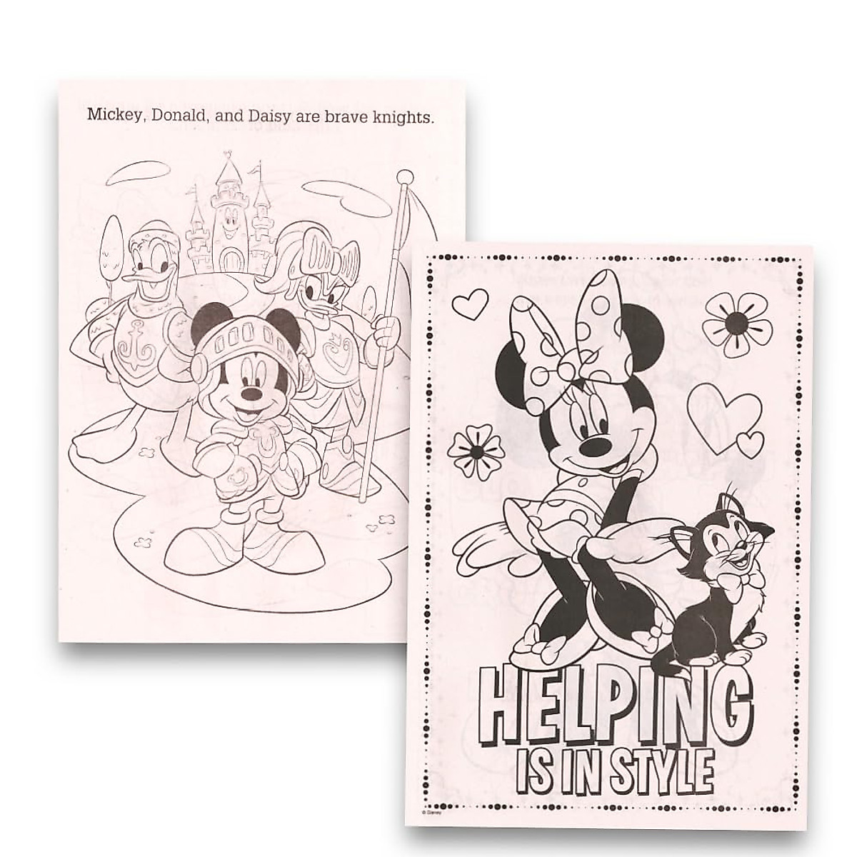 Disney Mickey Mouse Coloring Book Super Set with Stickers (4 Mickey Mouse Activity Books for Kids Toddlers)