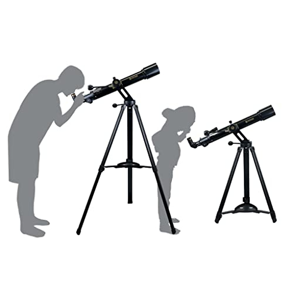 ExploraPro 70AZ Refractor Telescope – 70mm Aperture 700mm Focal Length Manual Alt-AZ Telescope with Slow Motion Control – Smartphone Adapter and Remote Shutter - Spectrum Optical Instruments