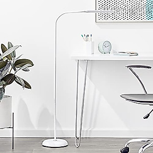 Daylight Company Unolamp, Standing Lamp for Living Room, Bedroom, Salon, Office, Touch Control, Flexible Arm, Sleek Design, Multipurpose