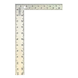 IRWIN Tools Carpenter Square, Steel, 8-Inch by 12-Inch (1794462) , Silver