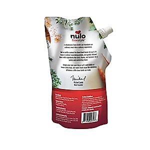Nulo Freestyle Bone Broth, Premium Food Topper for Cats and Dogs, with Collagen and Chondroitin Sulfate to Help Boost The Quality of Your Pet’s Coat and Skin, 20 FL Oz Pouch