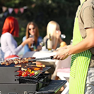 Simple Deluxe 24 Pcs 32 inch Marshmallow Roasting Sticks Extendable Design - Stainless Steel Smores Skewers For Camping, Bonfire, Fireplace, Retractible Sticks with Wooden Handle