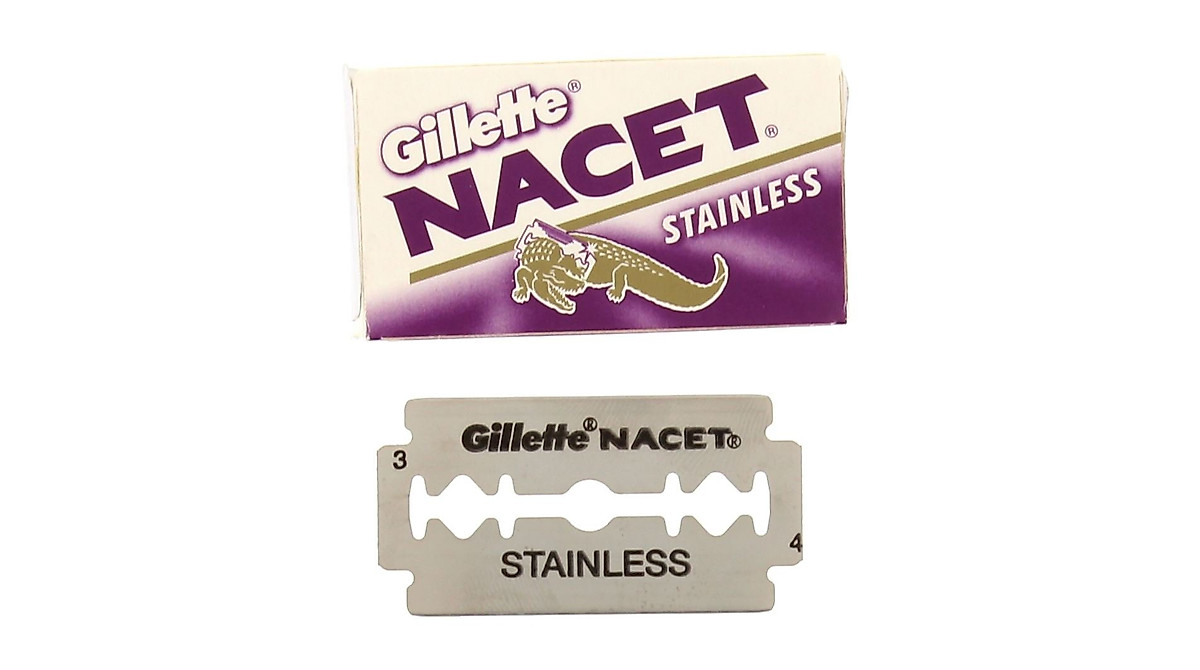 25 NACET Stainless Double Edge Razor Blades - Shop Now