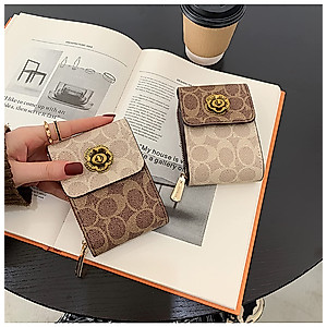 DAISHA 2 in 1- Trifold Wallets Money Clip & Card Holder,PU Leather Minimalist Wallet,Mini Pouch Coin Purse Mini Pouch.
