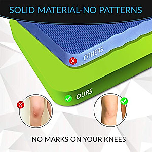 Sleek Garden Premium Thick Kneeling Pads Bath Floor Kneeler for Baby, Knee Pad Cushion for Pool | Thickest, Most Comfortable Foam Mat Kneeler for Yoga & Exercise,Waterproof (12.5"x17.8"x2, Green)