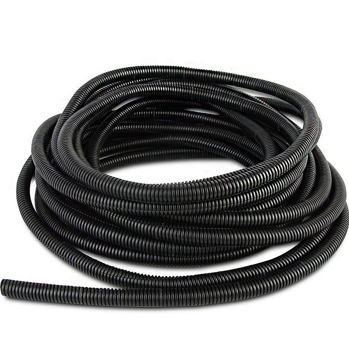 PIVBY 30 ft Dog Cat Cord Protector Wire Loom Tubing Protect Electric Wires Chewing from Rabbits, Cats and Other Pets - Efficiently manages Open Cables