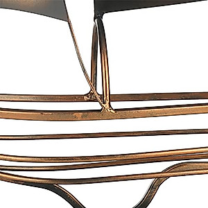 SEASD Sailing Wine Bottle Holder Iron Art European Creative Wine Rack Bottle Storage Holder Home Decoration