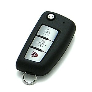 OEM Nissan Rogue S 3-Button Flip Key Remote (FCC ID: CWTWB1G767, P/N: H0561-4BA1A, H0561-4BA1B)