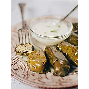 Krinos, Dolmas Stuffed Grape Leaves with Rice, Mediterranean Herbs in Sunflower Oil – Super Tasty Ready to Eat Vegan Rolls - Traditional Turkish Recipe – Dolmades Can (1)