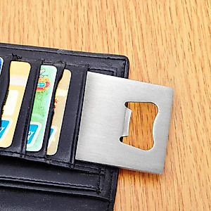 Wekioger Credit Card Bottle Opener for Your Wallet, 6 Packs