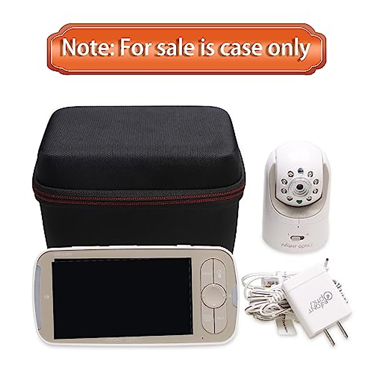 LTGEM EVA Hard Case for Infant Optics DXR-8 PRO & HelloBaby Baby Monitor - Travel Protective Carrying Storage Bag