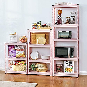 Lomani 5-Shelf Adjustable Utility Shelf, Storage Rack, Organizer Shelf-PK