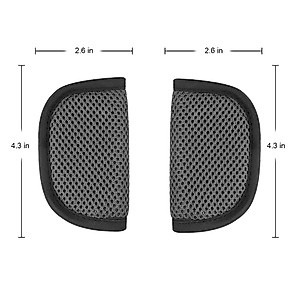 Accmor Car Seat Straps Shoulder Pads for Baby Kids, Soft Car Seat Strap Covers, Seat Belt Covers for Car Seats, Pushchair, Stroller