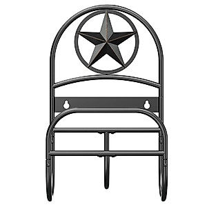 GOFORWILD Garden Hose Holder, Decorative Hose Butler Sturdy Water Hose Rack, Durable Wall Hose Hanger, Holds 125-Feet of 5/8-Inch Hose, Hose Reel, Made of Gauge Steel