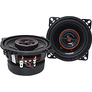 CERWIN-VEGA! HED Series 4" 2-Way Coaxial Speakers, 4Ω Impedance, 30W RMS, High-Performance Car Audio System, Durable Stamped Steel Frame, Graphite Cone, PEI Tweeter for Superior Sound H740