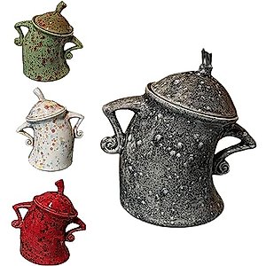 SAINGACE 2023 Canister With Attitude Desktop Ornaments, Jar With Attitude Cute Food Storage Jar with Airtight Lid for Kitchen, Small Jars With Attitude Sassy Storage Canister With Lid (GRAY)