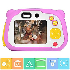 Kids Digital Camera, 2 inch Screen WiFi Kids Camera Auto Focus, Drop Resistant and Durable Birthday Gifts for Boys and Girls