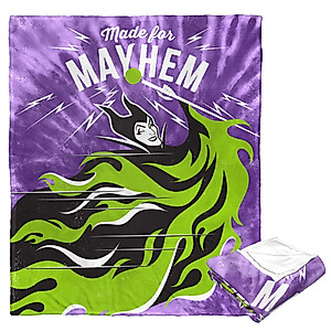 Northwest Villains Silk Touch Throw Blanket, 50" x 60", Maleficent Mayhem