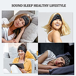 Perytong Sleep Headphones Bluetooth Headband, Wireless Sleeping Headphones Mask Earbuds for Side Sleepers Women Men Workout Running Insomnia Travel Yoga Cool Gadgets Unique Birthday Gifts