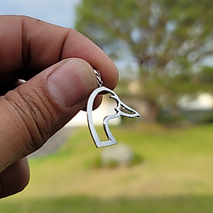 Jewels Obsession Duck Head Pendant | Sterling Silver 925 Duck Head Pendant - 32 mm