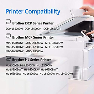 MAIRAIN Compatible Toner Cartridge Replacement for Brother TN850 TN-850 TN820 TN-820, for Brother HL-L6200DW HL-L5200DW MFC-L5900DW MFC-L5700DW MFC-L6800DW MFC-L5850DW Printer, High Yield 2-Black