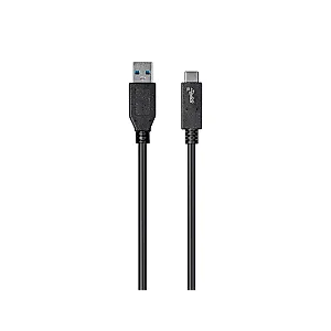 Monoprice USB Type-C to USB Type-A 3.1 Gen 2 Cable, 10Gbps, 3A, 30AWG, To Use with Samsung Galaxy S9 S8 Note 8 Pixel, LG V30 G6 G5, Nintendo Switch, and more 1 Meter (3.3 Feet) Black - Select Series