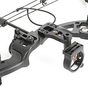 AMEYXGS Archery Compound Bows Kit Draw Weight 30-55 lbs Hunting Bow IBO 310fps Adults Archery with Hunting Accessories - Right Handed (Black)