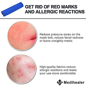 Replacement Frame Kit for Airfit F20, Include 1PCS Frame & 1PCS Headgear for Air Fit F20 & 1Pair Clips & 2PCS Strap Covers(No Elbow), Great Value Supplies by Medihealer