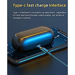 TBIIEXFL 5.0 Earphone 9D Stereo Headphone Earbuds Noise Cancelling Sports Headset with Microphone (Color : D)