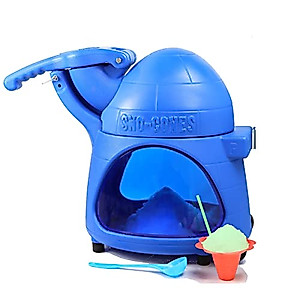 Paragon - Manufactured Fun Cooler Snow Cone Machine for Professional Concessionaires Requiring Commercial Heavy Duty Snow Cone Equipment 1/3 Horse Power 792 Watts, Blue, (6133410)