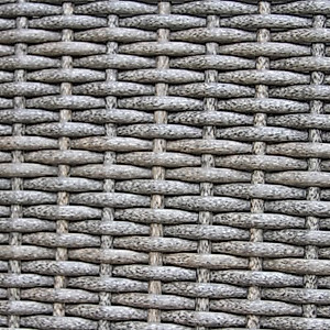 Outdoor Interiors All Weather Eucalyptus Driftwood Patio Lounger Chair, Grey Wicker