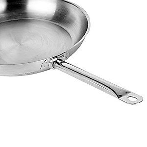 Thunder Group Stainless Steel Fry Pan, 14-Inch