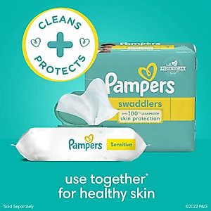 Pampers Sensitive Wipes Convenience Pack 18 CT (Pack of 16)