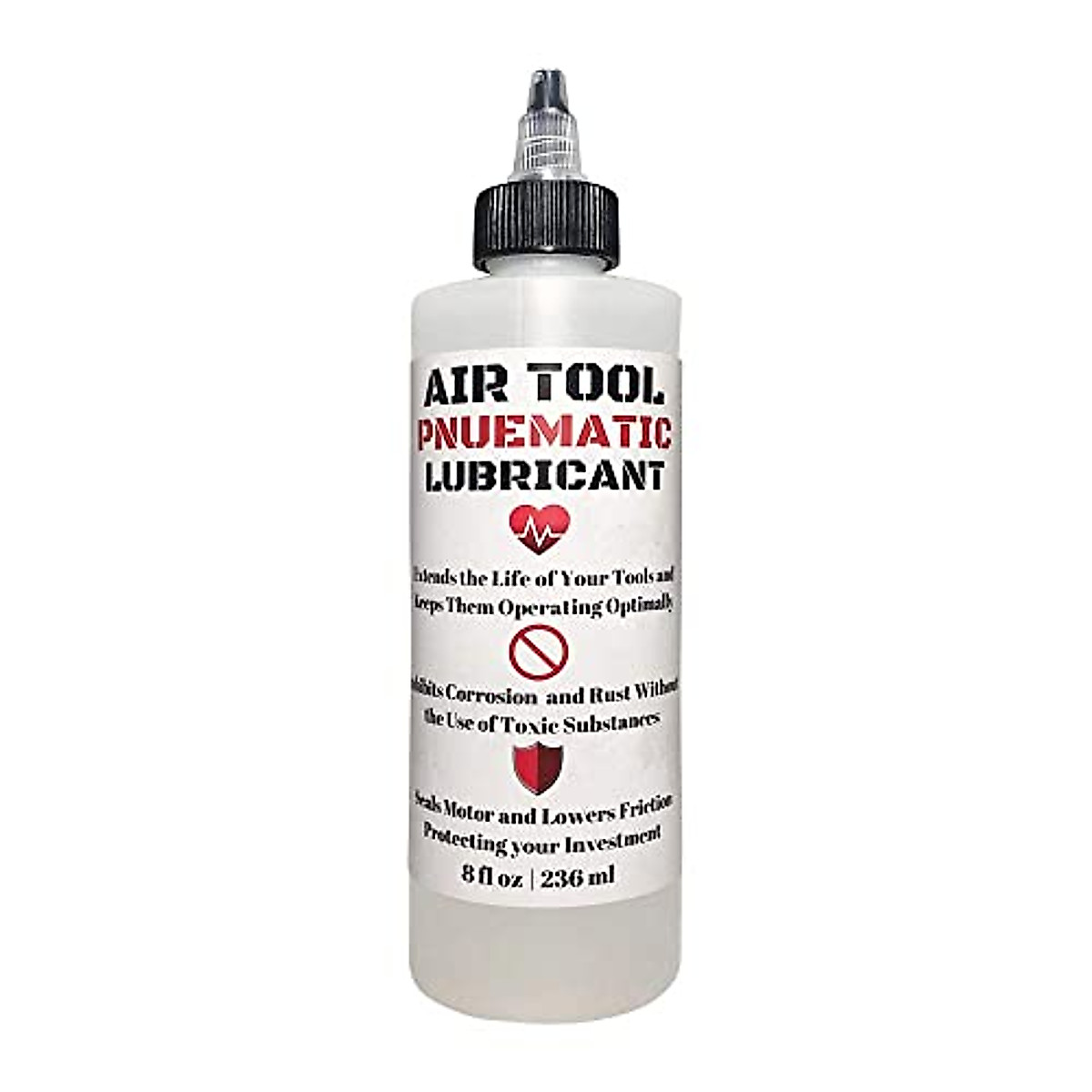 Air Tool Pneumatic Lubricant - 8oz - Translucent Clear