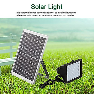 PBOHUZ Solar Light - 108 LED Solar Light for Home Garden Yard Business Sign Parking Lot