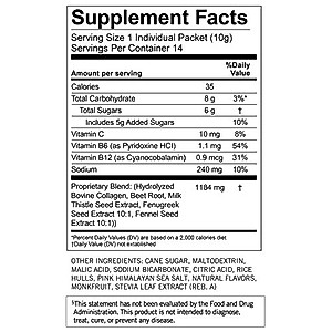 Munchkin® Milkmakers® Lactation Drink Mix Supplement with B Vitamins/Collagen/Fenugreek & Milk Thistle for Breastfeeding Moms, Berry Lemonade, 14 Count