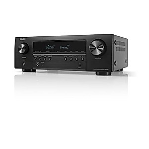 Denon AVR-S570BT 5.2 Channel AV Receiver - 8K Ultra HD Audio & Video, Enhanced Gaming Experience, Wireless Streaming via Built-in Bluetooth, (4) 8K HDMI Inputs, Supports eARC, HD Setup Assistant