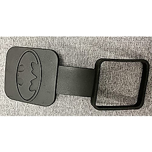 WINGKING with Ring for Batman Trailer Hitch Tube Cover Plug Cap,Tow Hitch Cover,Rubber Receiver Tube Hitch Plug (fit B-atman Hitch Plugs)