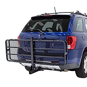 Elevate Outdoor Steel Basket Cargo Carrier with 2- or 4-Bike Rack (2 Bike)