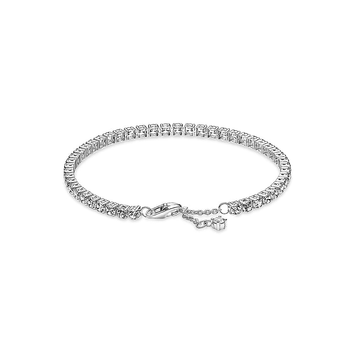 Pandora Sparkling Tennis Bracelet - Sterling Silver & Cubic Zirconia Bracelet for Women Timeless Collection - Gift for Her - 20 cm, No Gift Box