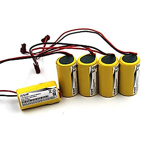 elxjar (5-Pack) 1.2V 1200mAh ELB-1P201NB Ni-CD Battery Replacement for Lithonia ELB0320, ELB1P201N2 ELB1P2901N ELB1210N ELB1P201N Exit Sign Emergency Light