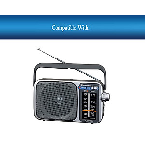 UpBright AC Power Cord Cable Plug Compatible with Panasonic Portable AM/FM Radio RF-2400 RF-2400D FM-MW-SW 5 Band Receiver Model RF-2900 RQ-2102 RX-D10 RX-D11 RX-D12 RX-D13 DVD-XP50 AC Powered