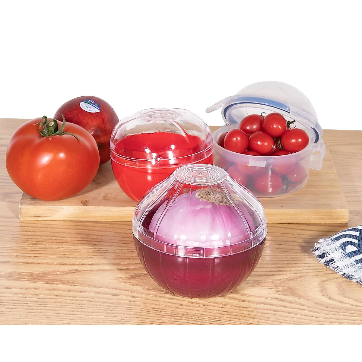 Ortarco Onion Keeper Onion Saver Onion Storage Containers Reusable Onion Holder Organizer