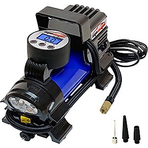 EPAuto 12V DC Portable Air Compressor Pump, Digital Tire Inflator
