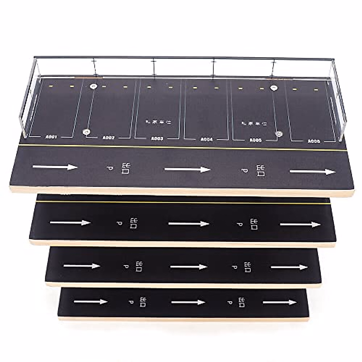 Bazargame 1:64 Diorama Parking Lot Scene Model ,ToysModel Car Garage Model for Car Parking Lot Display Mini Garage Suitable for Model Cars, Decorative Children's Gifts, Toy car Storage and Collection